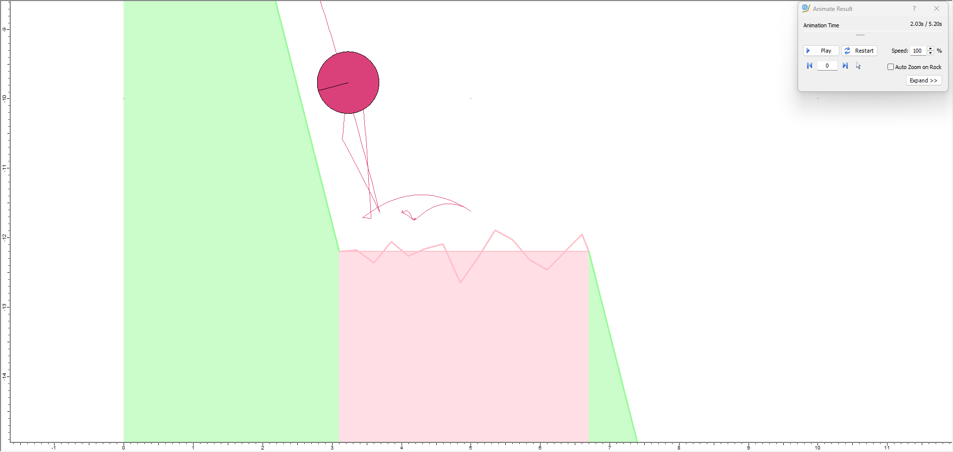 RocFall2 Tutorials | 5 - Slope Roughness